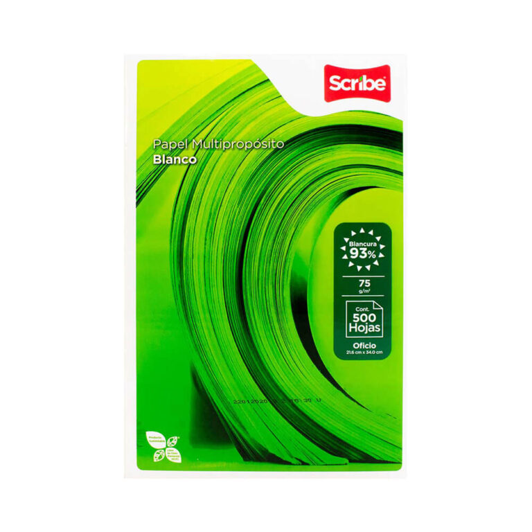 Papel Scribe Verde Oficio c/500 – La Mariposa de León